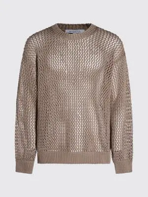Maison Kitsuné Cotton Knit Top - Beige