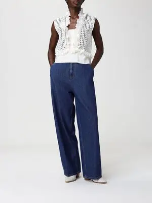 Alberta Ferretti Wide Leg Palazzo Jeans