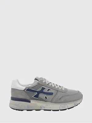 Premiata Premiata Mick Suede And Nylon Sneakers Grey