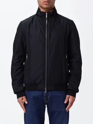 MOORER Waterproof Polyester Bomber Jacket - Blue