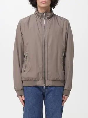 MOORER Waterproof Polyester Bomber Jacket - Grey