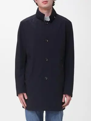 MOORER Technical Fabric Raincoat - Blue