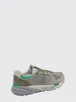 Premiata Mase Suede And Mesh Sneakers