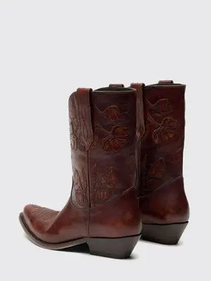 GOLDEN GOOSE Embellished Leather Boots