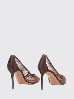AQUAZZURA Embellished Mesh Pumps