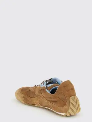 Bottega Veneta Suede And Nylon Sneakers - Brown