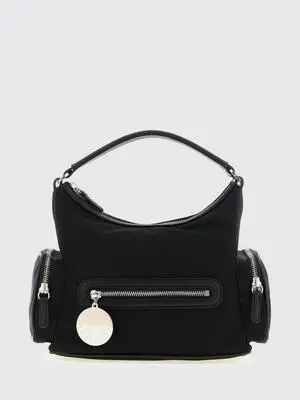 Stella McCartney Logo Shoulder Bag - Black