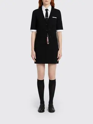 Thom Browne Short Sleeve Dress - Black