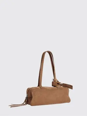 Balenciaga Carrie Small Suede Bag - Hazel