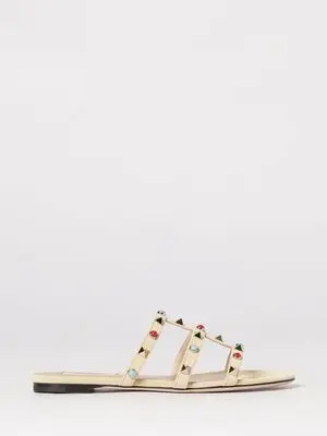 Valentino Garavani Valentino Garavani Studded Heeled Sandals Beige