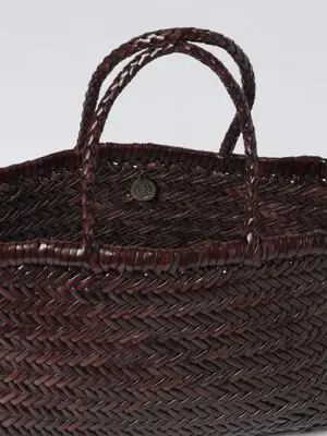 Dragon Diffusion Woven Tote Bag - Brown
