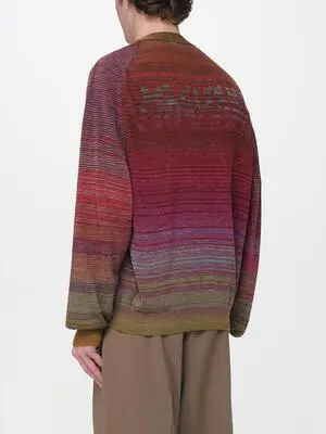 MAGLIANO Striped Cotton Cardigan With Logo - Multicolor