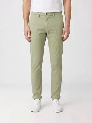 RE-HASH Re-Hash Tailored Chinos With Button Detail Sage