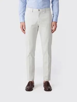 RE-HASH Tailored Chinos With Button Detail - White