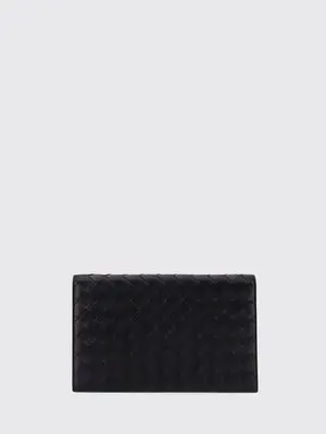 Bottega Veneta Woven Leather Document Holder - Black