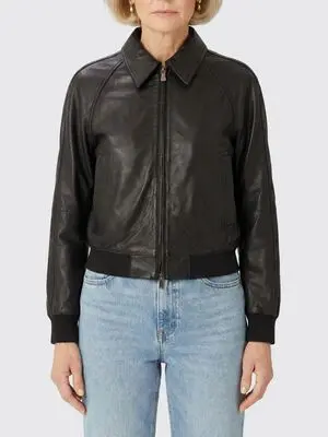 Pinko Leather Bomber Jacket