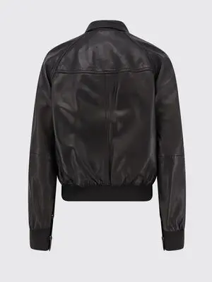 Pinko Leather Bomber Jacket