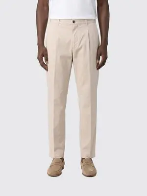 Eleventy Linen Blend Chino Trousers - Sand
