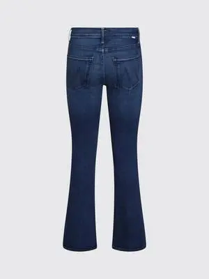 MOTHER Flared Jeans In Stretch Denim - Blue