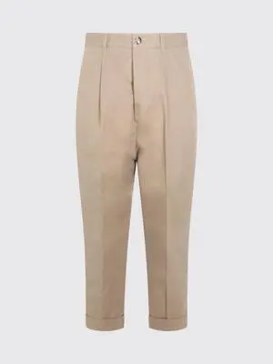 AMI Paris Cotton Chino Trousers - Beige