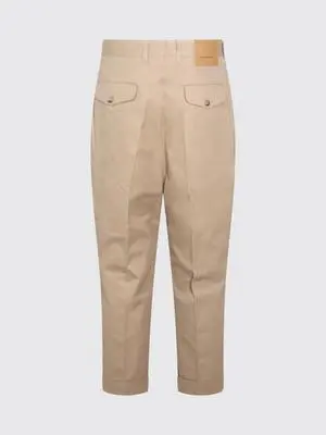 AMI Paris Cotton Chino Trousers - Beige