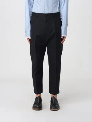 AMI Paris Cotton Chino Trousers - Black