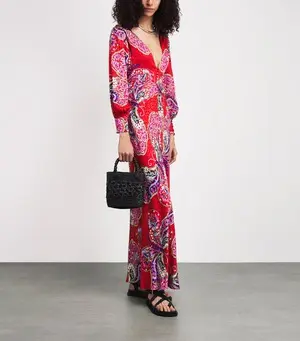 Rixo Raffia Milana Top-handle Bag