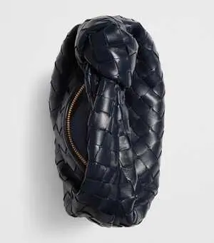 Bottega Veneta Mini Leather Jodie Bag - Blue