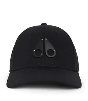 Moose Knuckles Cotton Baseball Cap - Black