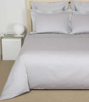 Frette Doppio Ajour Square Pillowcase - Grey