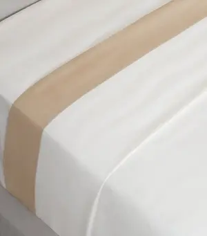 Frette Bold Super King Flat Sheet - Beige