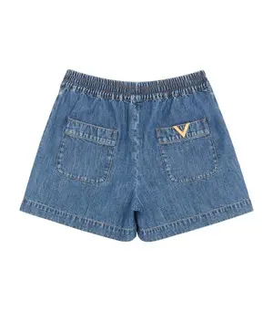 Valentino Garavani Denim Drawstring Shorts