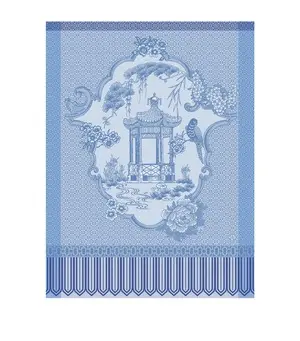 LE JACQUARD FRANÇAIS Cotton Promenade Impériale Tea Towel - Blue
