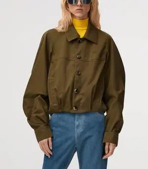 Loewe Cotton-silk Jacket - Green