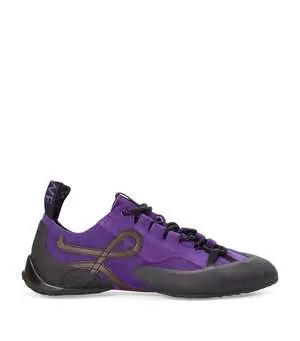Loewe Grip Split Leather Sneakers - Purple