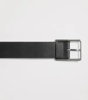 Bottega Veneta Leather Intrecciato Piccolo Belt - Grey