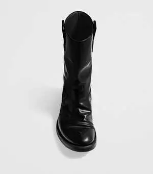 Bottega Veneta Leather Slip-on Mid-calf Boots