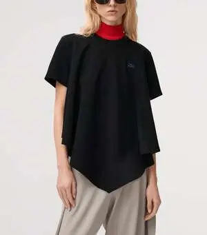 Loewe Cape-detail T-shirt - Black