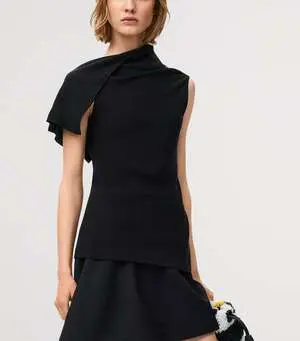 Loewe Asymmetric Draped Top