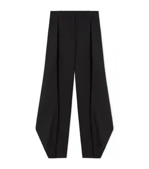 Loewe Wool-blend Pleated Trousers