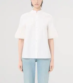 Valentino Garavani Cotton Organza-cuff Shirt