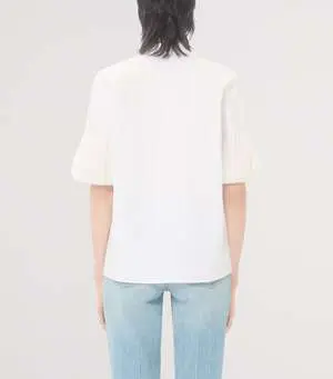 Valentino Garavani Cotton Organza-cuff Shirt