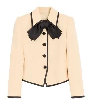 Valentino Garavani Virgin Wool Bow-tie Blazer