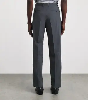 Brioni Wool Tailored Trousers - Grey