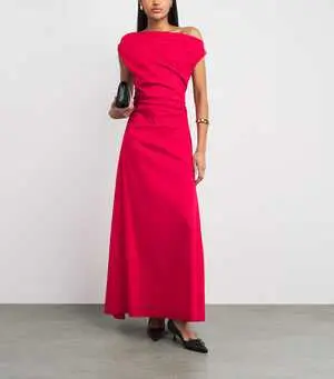 Staud Silk-blend Phare Maxi Dress