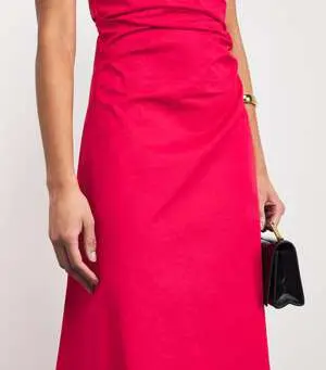 Staud Silk-blend Phare Maxi Dress