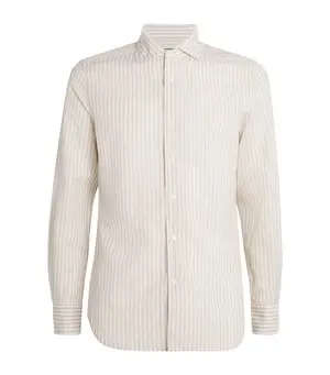 Corneliani Cotton Stripe Shirt