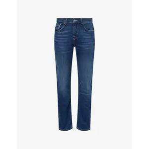 7 For All Mankind Slimmy Straight-leg Denim Jeans - Grapevine