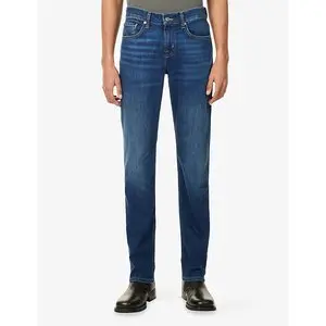 7 For All Mankind Slimmy Straight-leg Denim Jeans - Grapevine