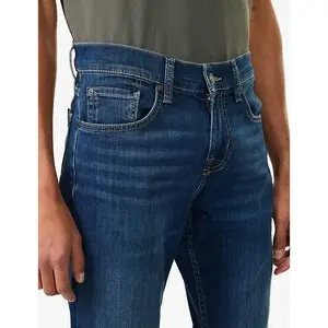 7 For All Mankind Slimmy Straight-leg Denim Jeans - Grapevine